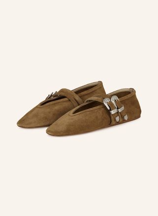 Le Monde Beryl Le Monde B&eacute;ryl Mary-Jane-Ballerinas Claudia beige