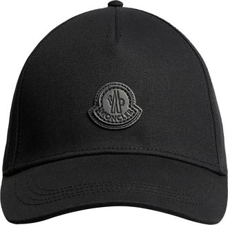 Moncler Moncler Casquette En Gabardine De Coton, Homme, Noir, Taille: Uni