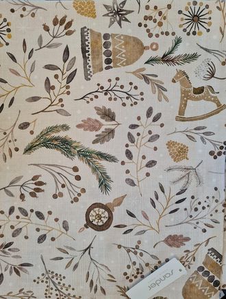 Sander Time 4 Presents - Tischdecke, Mitteldecke 85 x 85cm - Weihnachtsmotive