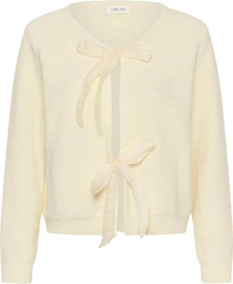 Cream Gilet en maille - Femme - Pulls - Beige - Taille: 36/38 FR