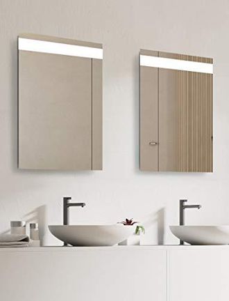 Talos LED Badspiegel Home - Lichtfarbe neutralweiß - Modernes Design