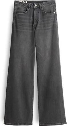 OPUS Jean Palazzo Minah Palazzo pour femme en m&eacute;lange de coton BCI durable, Gris acier moyen, 44W / 32L