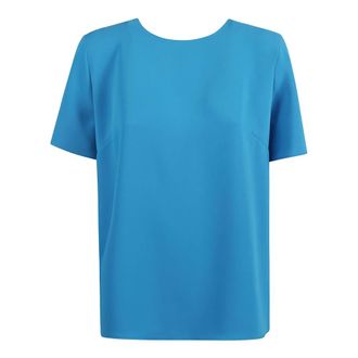 P.A.R.O.S.H. P.a.r.o.s.h., Femme, Tops, Bleu, Taille: 42 FR T-Chemises