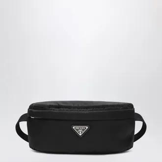 Prada Schwarze G&uuml;rteltasche aus Re-Nylon