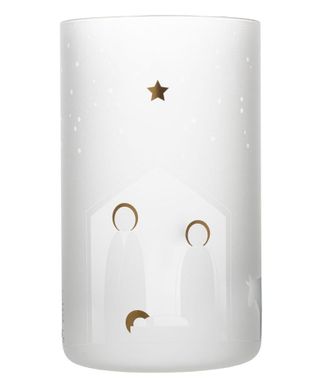 R&auml;der Weihnachtswindlicht Krippe