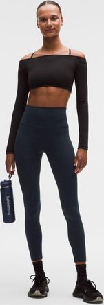 lululemon Legging Wunder Train No Line taille haute pour Femmes - 64 cm - Bleu - Taille 10