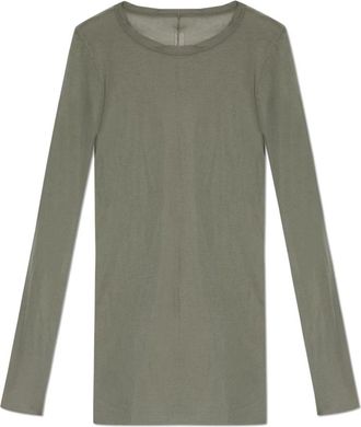 Rick Owens Homme, Tops, Vert, Taille: M T-shirt &agrave; manches longues