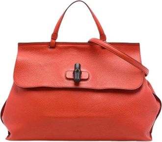 Gucci Pre-owned Grand Sacoche Quotidien - Femme - Pre-owned - Rouge - Taille: ONE Size