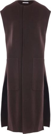 Dusan robe sans manches à poches plaquées - Marron