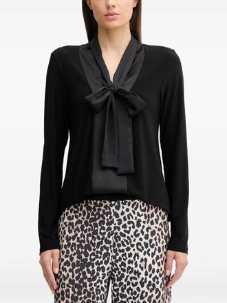Joseph Ribkoff blouse &agrave; d&eacute;tail de noeud - Noir