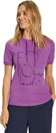 Cecil Damen Sportives Shirt mit Wording