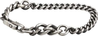 Werkstatt M&uuml;nchen unisex, Accessoires, Gris, Taille: M Bracelet Cha&icirc;ne Gourmette Fine