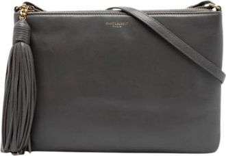Saint Laurent Sac bandouli&egrave;re vintage Pre-owned - Femme - Pre-owned - Gris - Taille: ONE Size