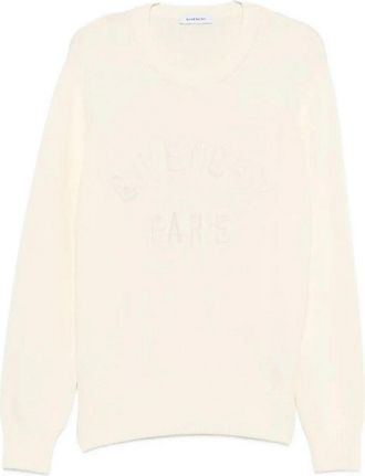 Givenchy Rundhalspullover - Hellbeige
