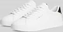 Tommy Hilfiger Sneaker aus Leder-Textil-Mix mit Label-Schriftzug