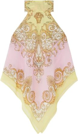 Versace Femme, Maillots de bain, Rose, Taille: 38/40 FR Barocco Sea Silk Twill Shirt