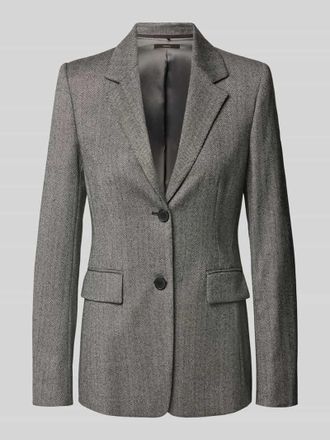 Windsor Slim Fit Blazer aus Schurwolle-Elasthan-Mix mit Pattentaschen