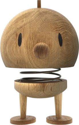 Hoptimist Bumble, Holzdeko, Wackelfigur & Gl&uuml;cksbringer aus Holz, Deko Skandinavisch, Deko Wohnzimmer, B&uuml;ro & Schreibtisch, Tolle Kleine Geschenke, 15 x 15 x 23