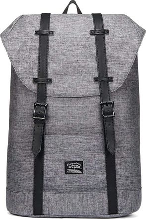 KAUKKO Rucksack Damen Herren Schön und Praktisch Daypack für Schule, Uni, Beruf und Freizeit mit 14 Laptopfach Tasche für den Alltag,18L