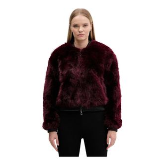 Desigual Raspberry Bomber - - Jackets - Damen - Rot - S
