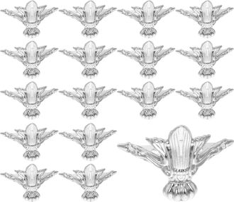 Valiclud 20 Stück Teiliges Antike Möbel füße aus Zinklegierung mit Schrauben Retro Stil Robust und Korrosionsbeständig Geeignet für Holzschatullen Schmuck Aufb