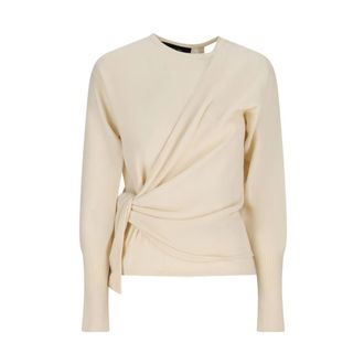 Federica Tosi Rundhals-Strickpullover - - Knitwear - Damen - Beige - M