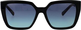Tiffany & Co. unisex, Accessoires, Noir, Taille: 55 MM Lunettes de soleil carr&eacute;es Tf4235