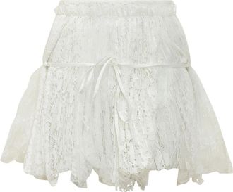 J.W.Anderson Femme, Jupes, Blanc, Taille: 36 FR Mini-jupe &agrave; Volants