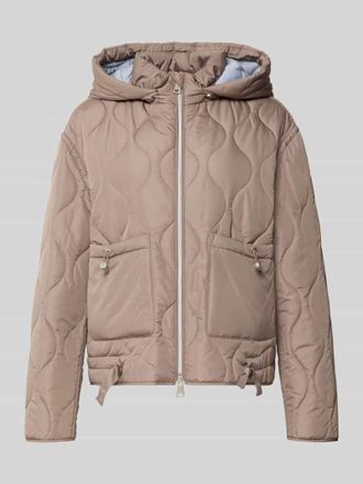 White Label Steppjacke mit Kapuze