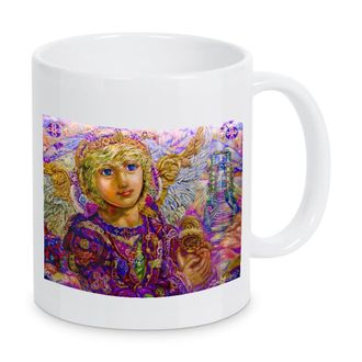 artboxONE Tasse Schutzengel Gabriel bunt von Yumi Sugai - Kaffeetasse Weihnachten