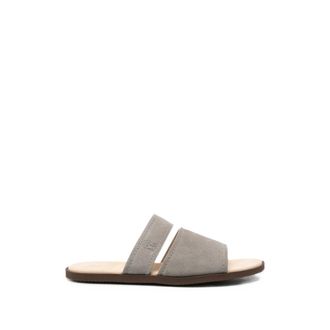 Brunello Cucinelli Suede Double-strap Sandals