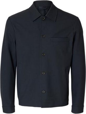 Selected Overshirt Slhreg-Robert Noos Surv&ecirc;tement, Dark Sapphire, M Hommes