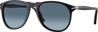 Persol Retro Sonnenbrille Schwarzes Gestell - - Accessories - unisex - Schwarzk - 55 MM