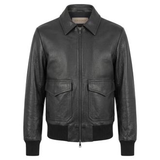 Giorgio Brato Fliegerjacke aus Lammleder - - Jackets - Herren - Schwarzk - L