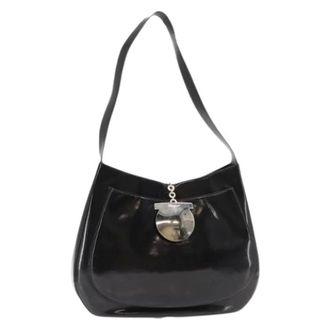 Ferragamo Sac bandouli&egrave;re en toile Pre-owned - Femme - Pre-owned - Noir - Taille: ONE Size
