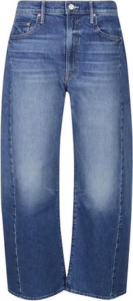 Mother Femme, Jeans, Bleu, Taille: W28 Jeans Inondation &Eacute;l&eacute;gants
