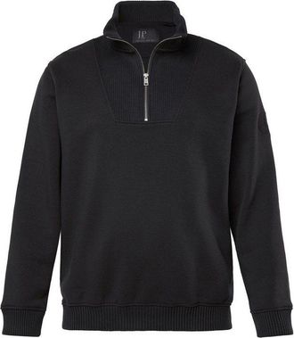 JP1880 Sweatshirt Troyer Sweat Zippkragen K&auml;ngurutasche