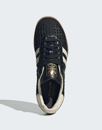 adidas Originals Samba OG - Schuhe in Core Black/Cream White-Schwarz