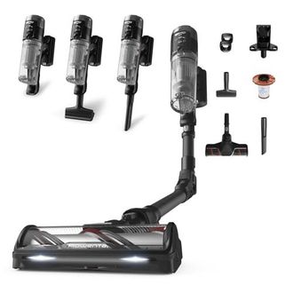 Rowenta X-Force Flex 12.60 Neo kabelloser Akku-Staubsauger, nur 1,6 kg als Handstaubsauger, 150 Air Watt, 60 Min. Laufzeit, Flex-Rohr, digitales Kontrolldispl