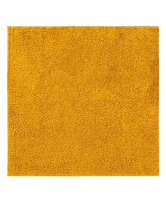 benuta Basic Hochflorteppich Soho - gelb 200x200 cm - Kuschelig Weicher Teppich im Minimalistischen Look - Pflegeleicht - Fu&szlig;bodenheizung Geeignet