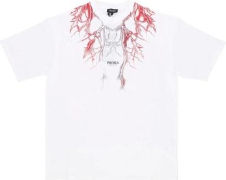 Phobia Archive Homme, Tops, Blanc, Taille: XL Lightning Tee