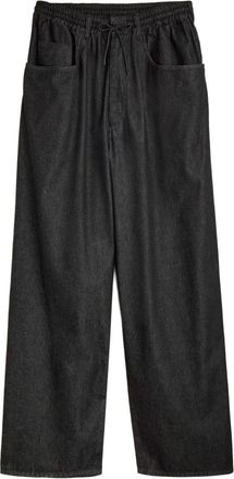 Yohji Yamamoto Homme, Pantalons, Noir, Taille: S Pantalon en jean