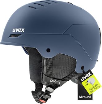 Uvex Wanted - robuster, Leichter und stylischer Skihelm für Damen und Herren mit individueller Größenanpassung - Dusk matt - 58-61 cm
