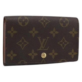 Louis Vuitton Pre-owned Canvas portemonnaies - - Pre-owned - Damen - Braun - ONE SIZE