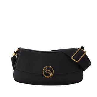 Stella McCartney S-Wave Small Hobo Bag - - Bags - Damen - Schwarzk - ONE SIZE
