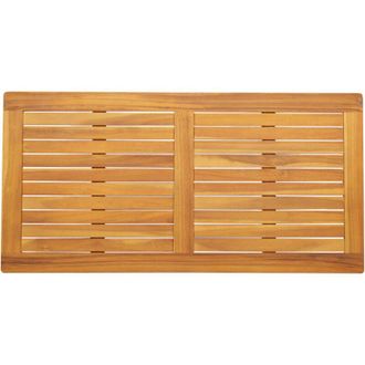 vidaXL Plateau de table Marron 110 x 55 x 2 cm Bois dacacia massif Vidaxl