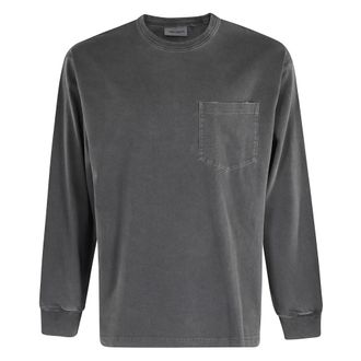Carhartt Work in Progress Langarm Torion T-Shirt mit Tasche - - Tops - Herren - Schwarzk - M