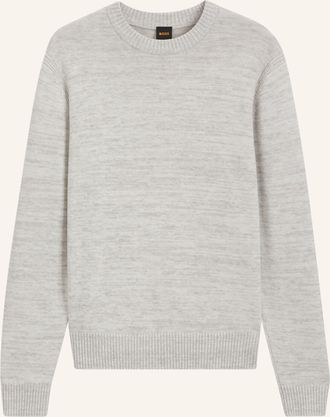 HUGO BOSS Pullover Aperoso Regular Fit grau