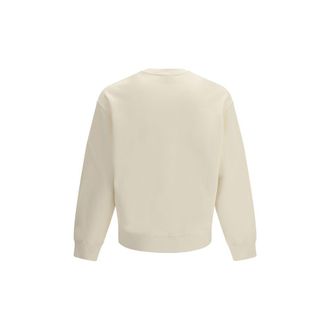 Maison Kitsun&eacute; Mens Beige Cotton Sweatshirt Clothing