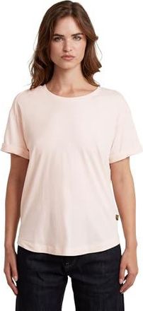 G-Star Femme T-Shirt Rolled Up BF, Rose (silver peony D24524-4107-H390), XL
